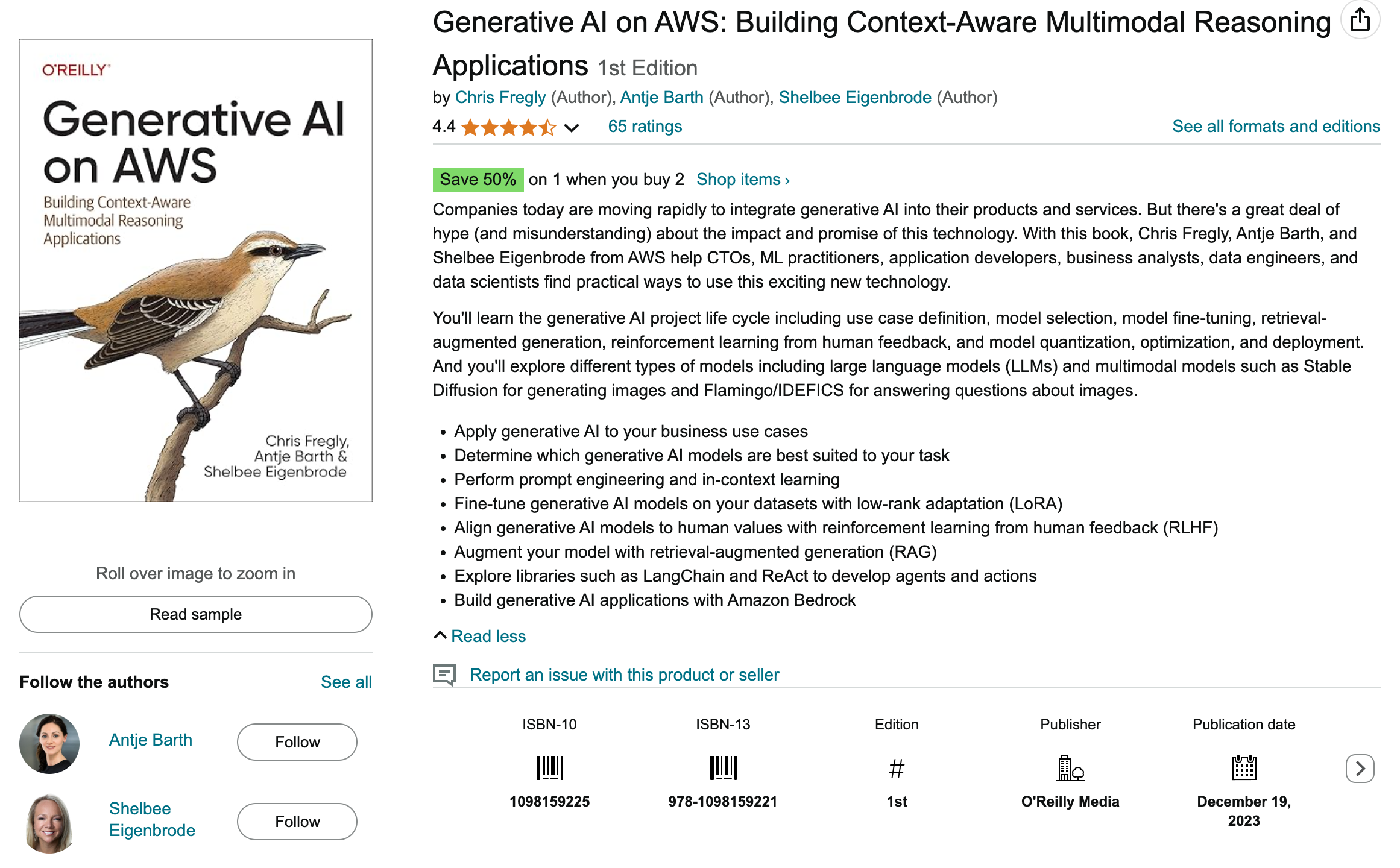 生成式AI入门与AWS实战 阅读笔记 | ApFramework